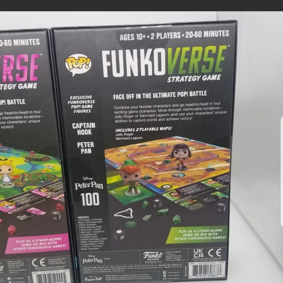 Funko | Toys | Funko Games Funkoverse Strategy Game Disney Peter Pan ...